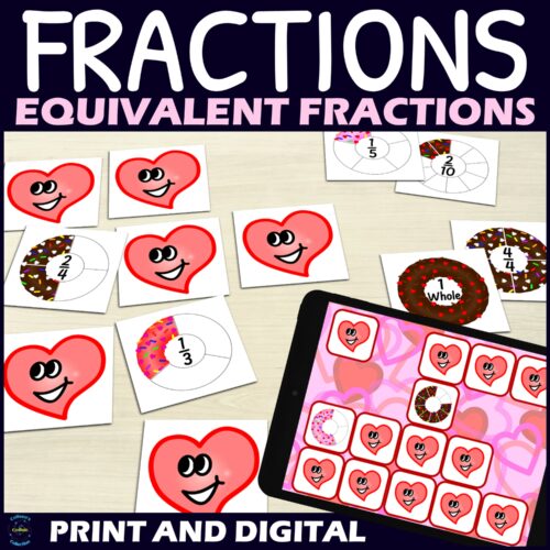 Valentines Day Equivalent Fractions Activity | Made By Teachers