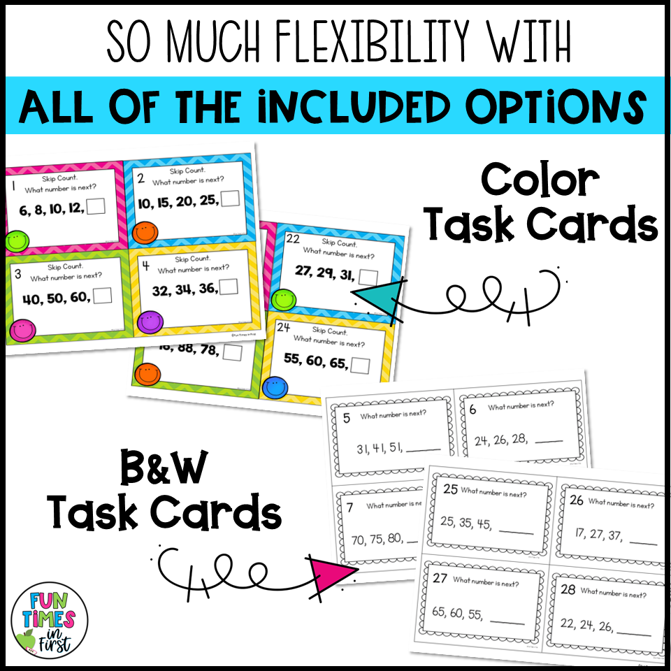 Skip Counting by 2 5 10 Math Task Cards plus Google Slides | Made By ...