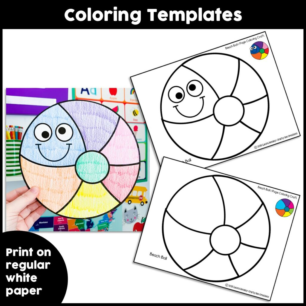 Beach Ball Craft End Of The Year Summer Activities Beach Day beach-ball-craft-end-of-the-year-summer-activities-beach-day