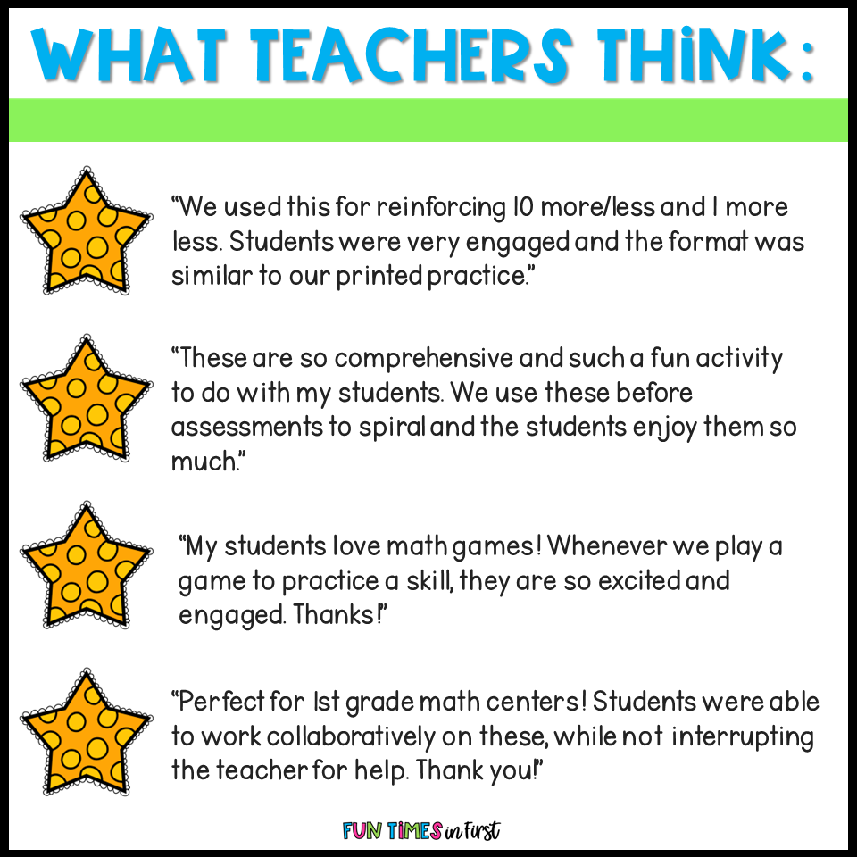 More and Less Math Task Cards: 10 More 10 Less 1 More 1 Less and Google ...