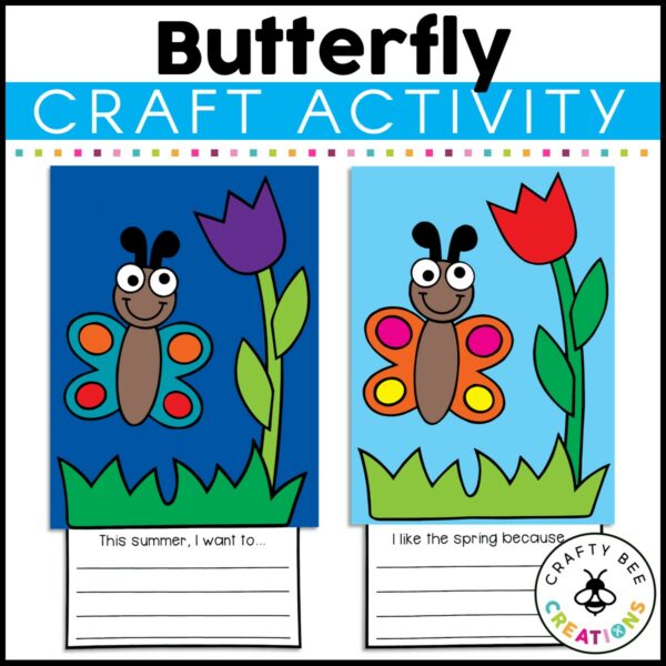 Butterfly Craft | Summer Craft | Summer Activities | Spring Activities ...