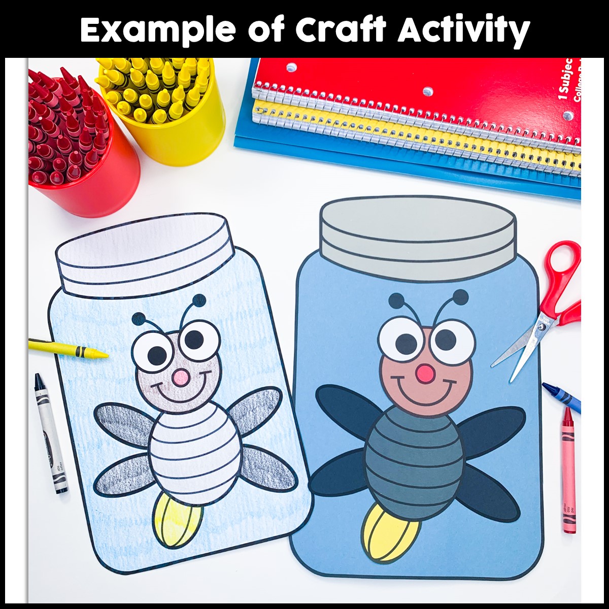 Firefly Jar Craft | Lightning Bug Craft | Insect Activities | Spring ...