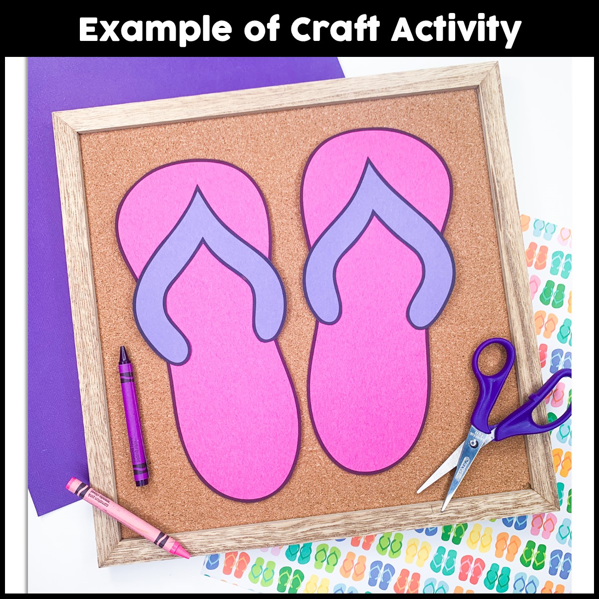 Flip Flops Craft | Summer Craft | Summer Activities | Beach Day ...