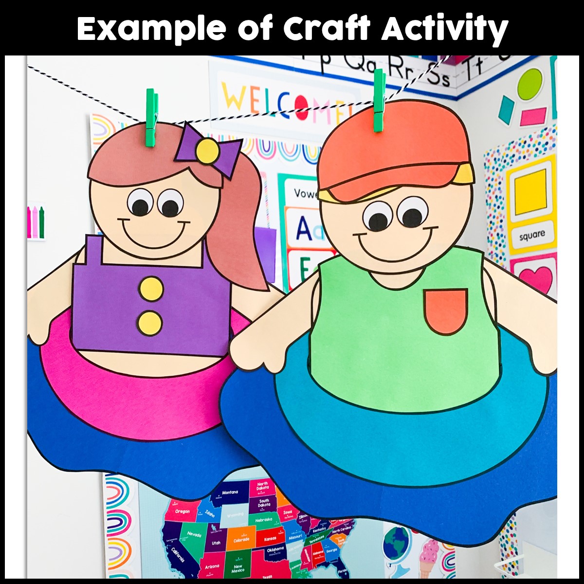 Swimming Kids Craft | Summer Activities | Beach Day | Bulletin Board ...