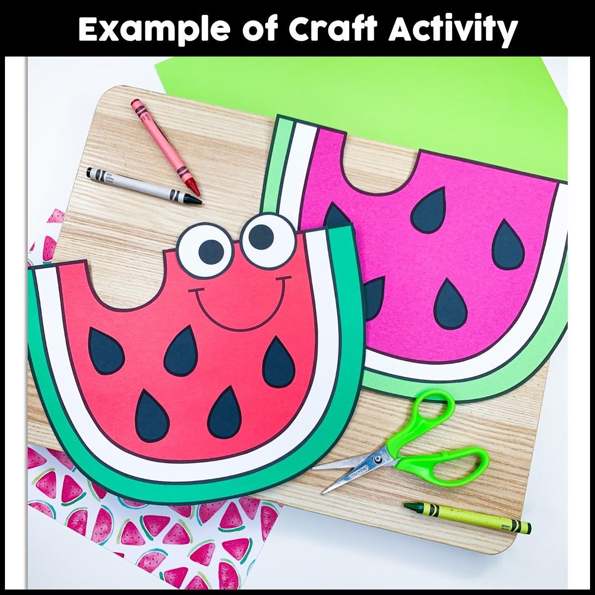 Watermelon Name Craft | End of the Year | Summer Activities | Beach Day ...