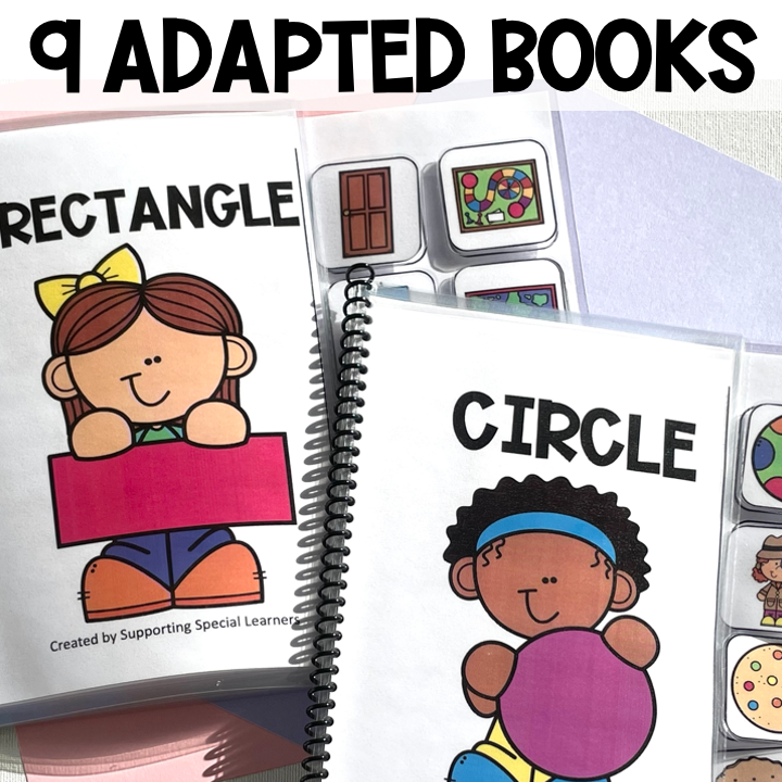 2D Shapes - Adapted Books | Made By Teachers
