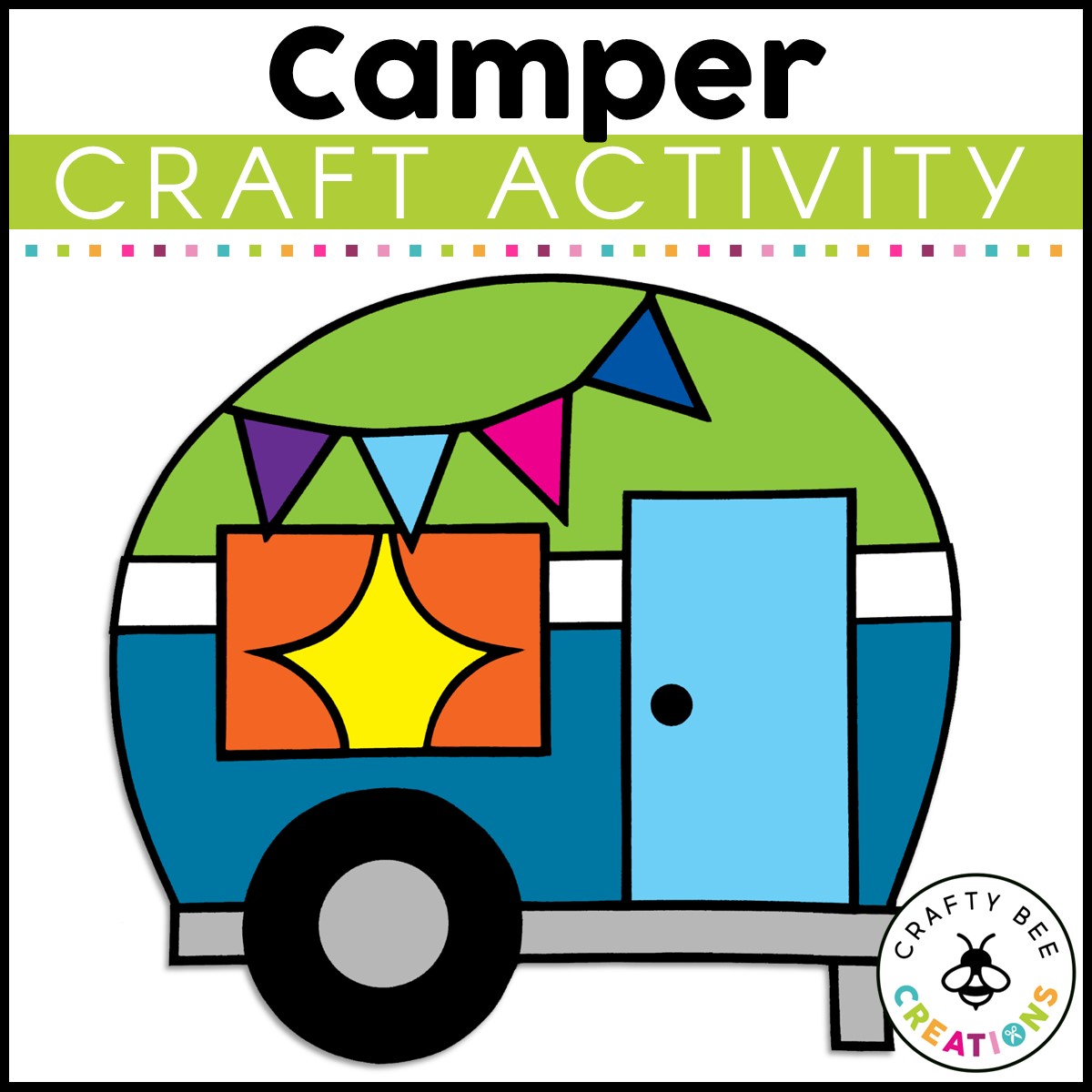 Camper Craft | Camping Craft Activity | Camping Theme Activities ...