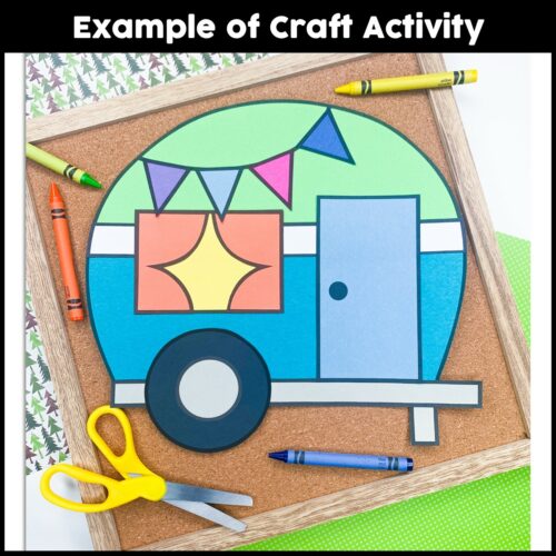 Camper Craft | Camping Craft Activity | Camping Theme Activities ...