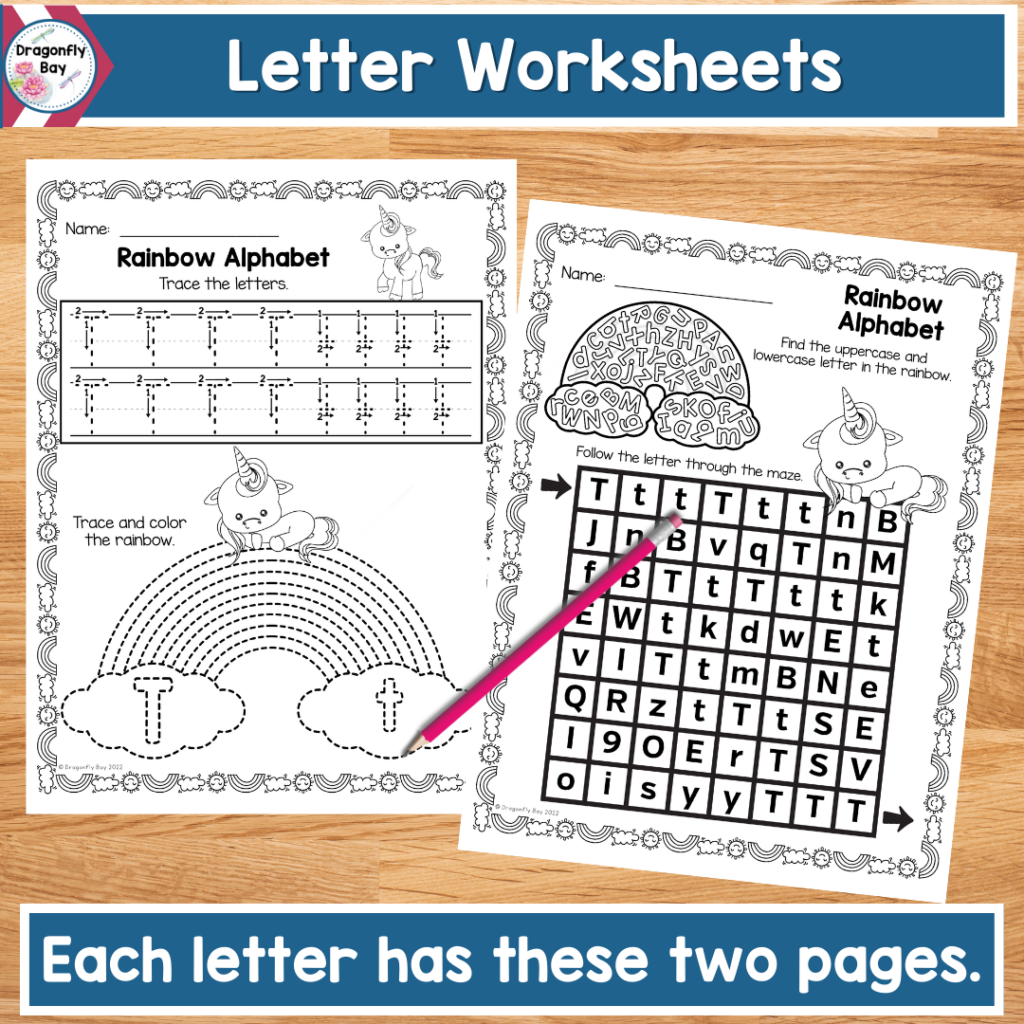 Spring Alphabet Letter ID and Beginning Sounds Centers Color by Code ...