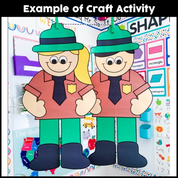 Forest Rangers Craft | Camping Activity | Camping Theme Activities ...