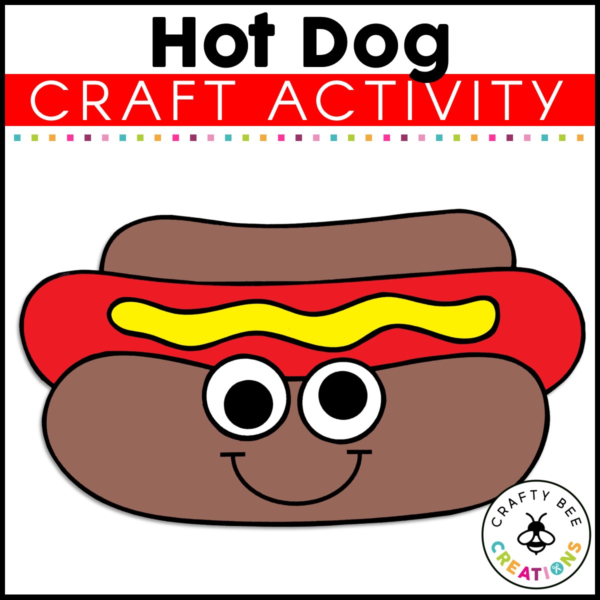Hot Dog Craft | Camping Activities | Food Craft | Picnic | Junk Food ...