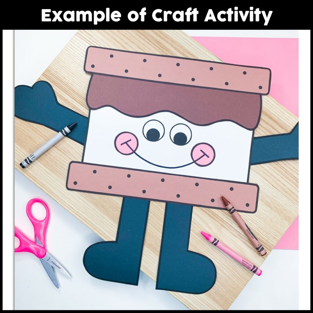 Smores Craft | End of the Year Activity | How to Make a Smore | Camping ...