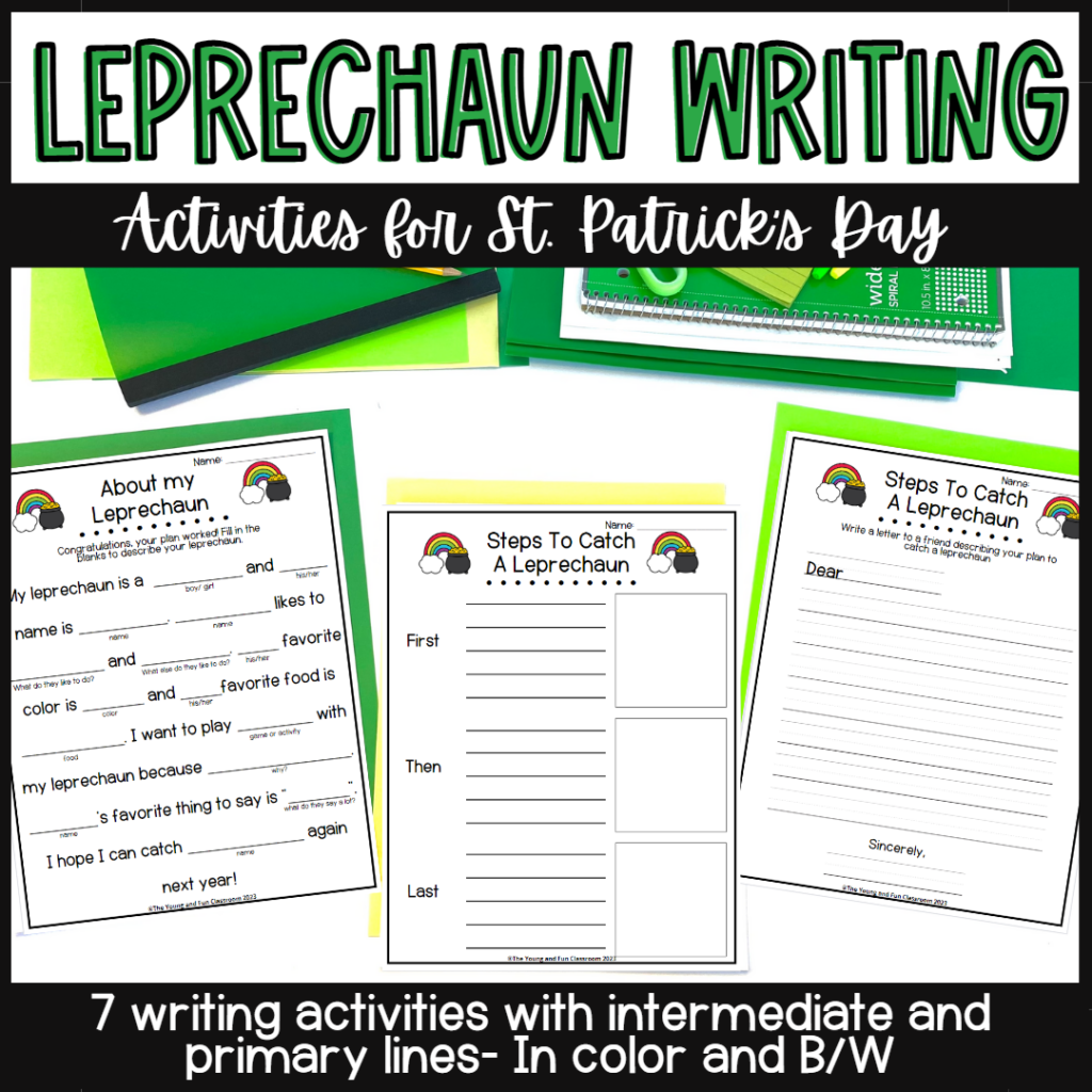 Leprechaun Writing Activities- St. Patrick's Day - Sequence and ...