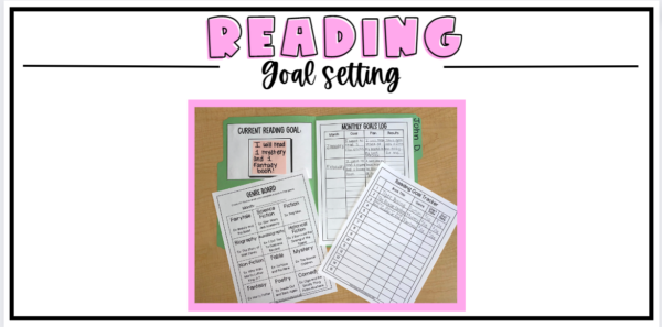 Student Reading Goal Tracker For Accountability- Readers Workshop ...