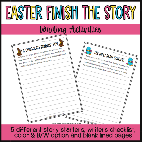 Easter Story Starters | Finish the Story Writing Activities | Made By Teachers