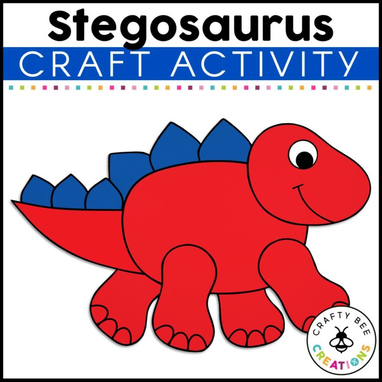 Dinosaur Craft | Stegosaurus Craft | Prehistoric Activities | Dinosaur ...