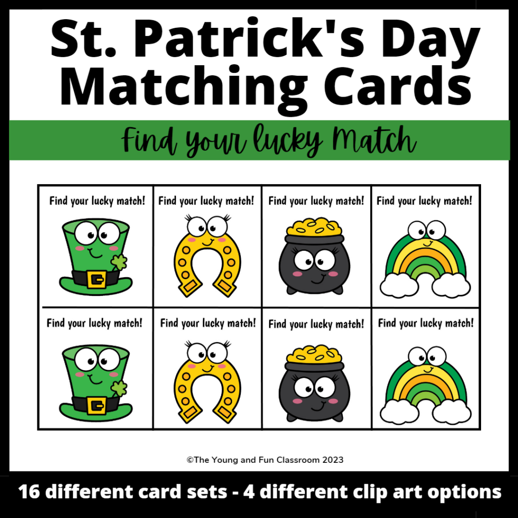 Partner Matching Cards- St. Patrick's Day | Made By Teachers