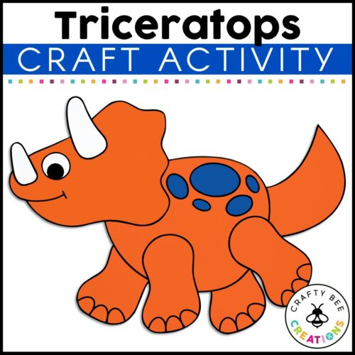 Dinosaur Craft | Triceratops Craft | Prehistoric Activities | Dinosaur ...