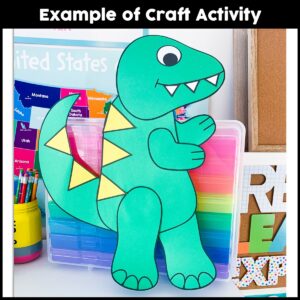 Dinosaur Craft | Tyrannosaurus Rex Craft | Prehistoric Activities | T ...
