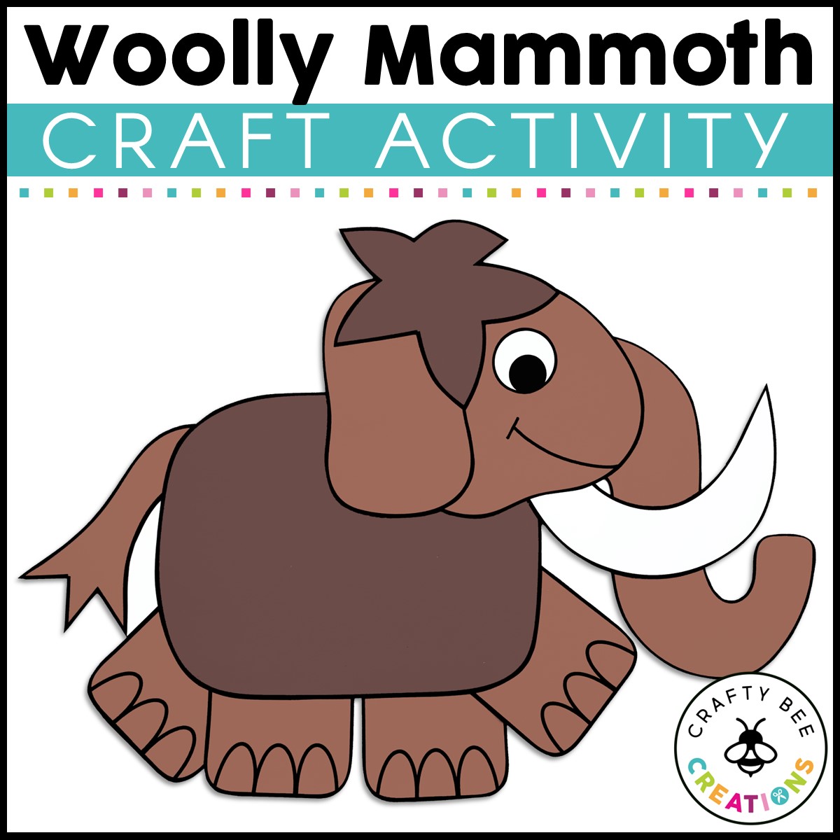 Woolly Mammoth Craft | Ice Age Craft Activities | How to Wash a Woolly ...