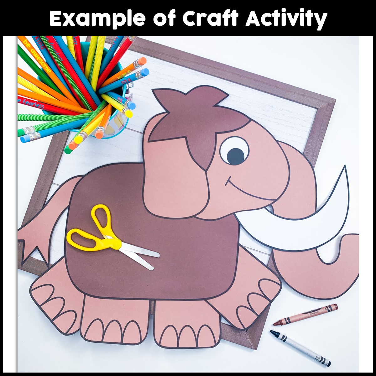 Woolly Mammoth Craft | Ice Age Craft Activities | How to Wash a Woolly ...
