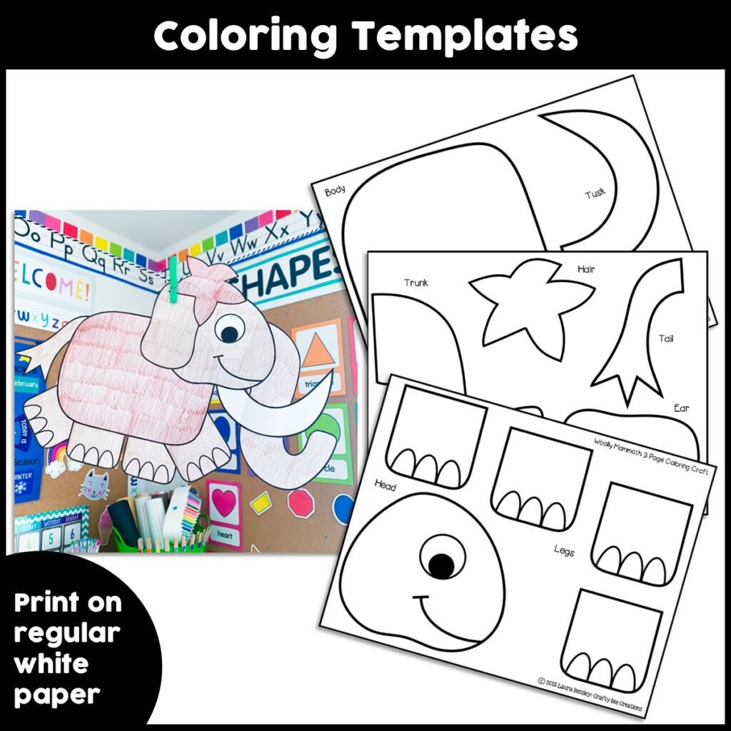 Woolly Mammoth Craft | Ice Age Craft Activities | How to Wash a Woolly ...