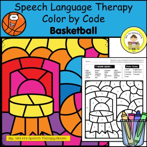 March Basketball Speech Therapy Bundle | Made By Teachers