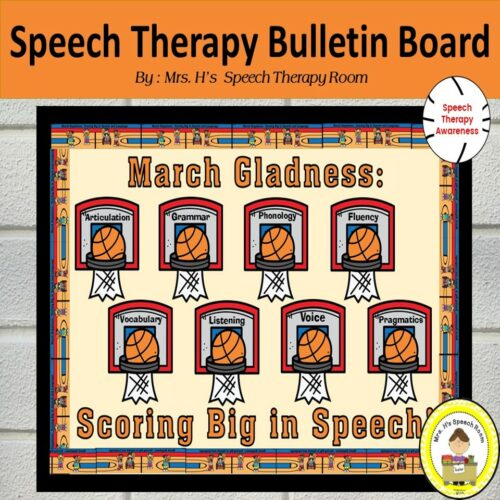 March Basketball Speech Therapy Bundle | Made By Teachers