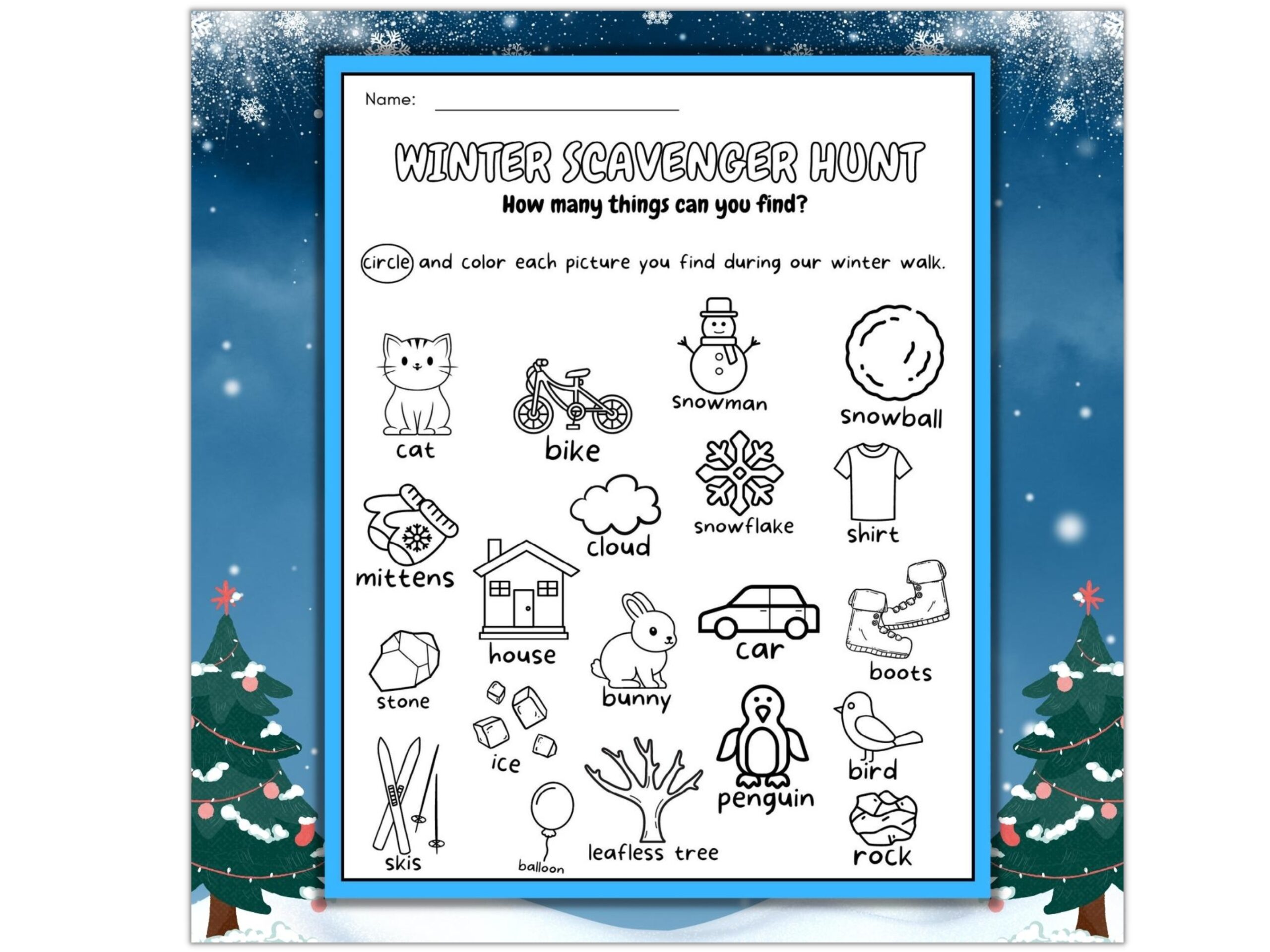 Winter Scavenger Hunt and Nature Walk - Discover the Magic of the ...