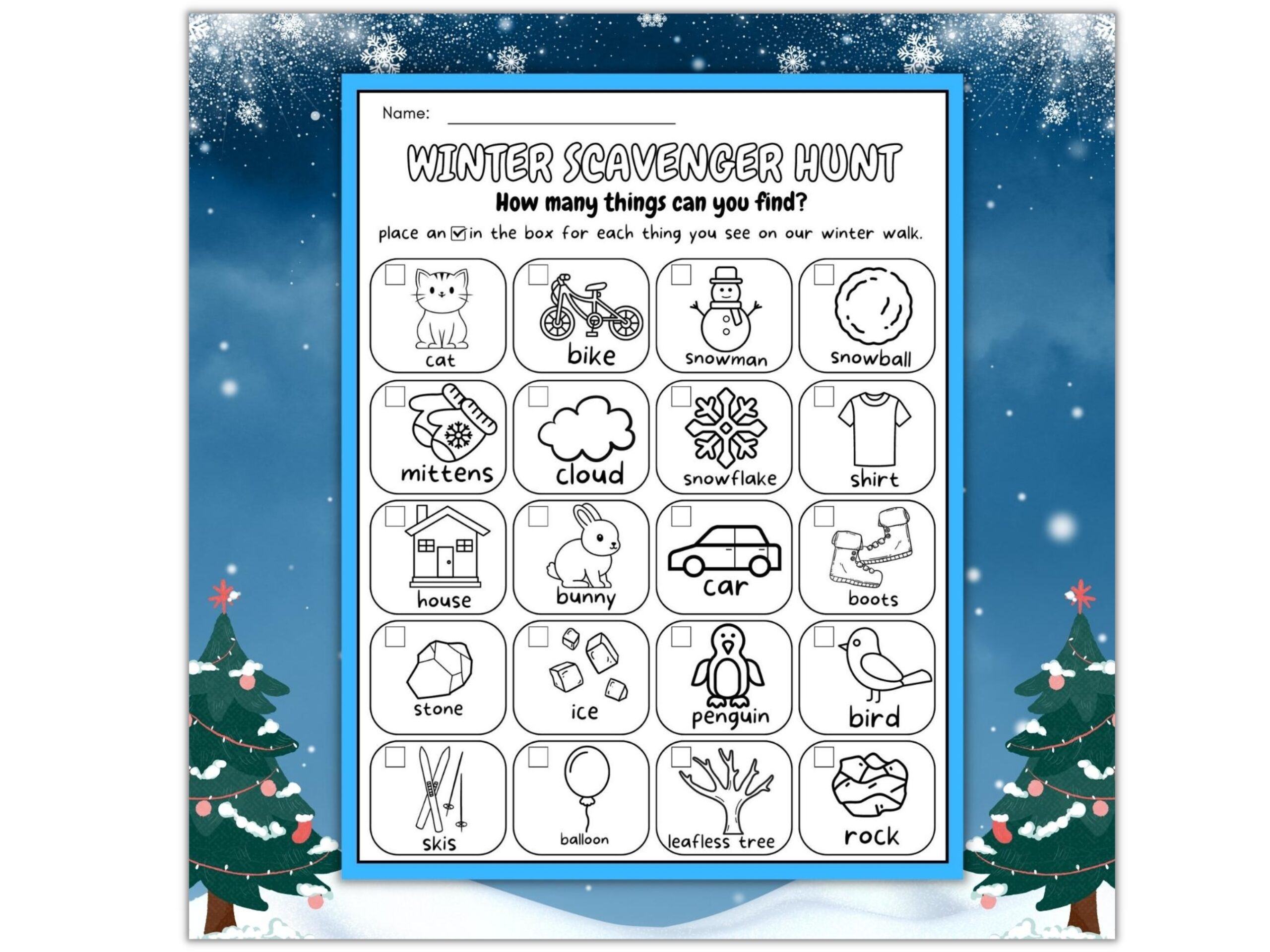 Winter Scavenger Hunt and Nature Walk - Discover the Magic of the ...