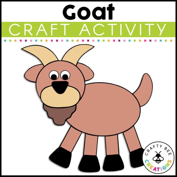 Goat Craft | Farm Animal Activities | Farm Craft | Goat Activity | Made ...