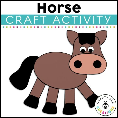 Horse Craft | Farm Animal Activities | Farm Craft | Horse Activity ...