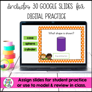 2D and 3D Shapes Math Task Cards plus Digital Google Slides | Made By ...