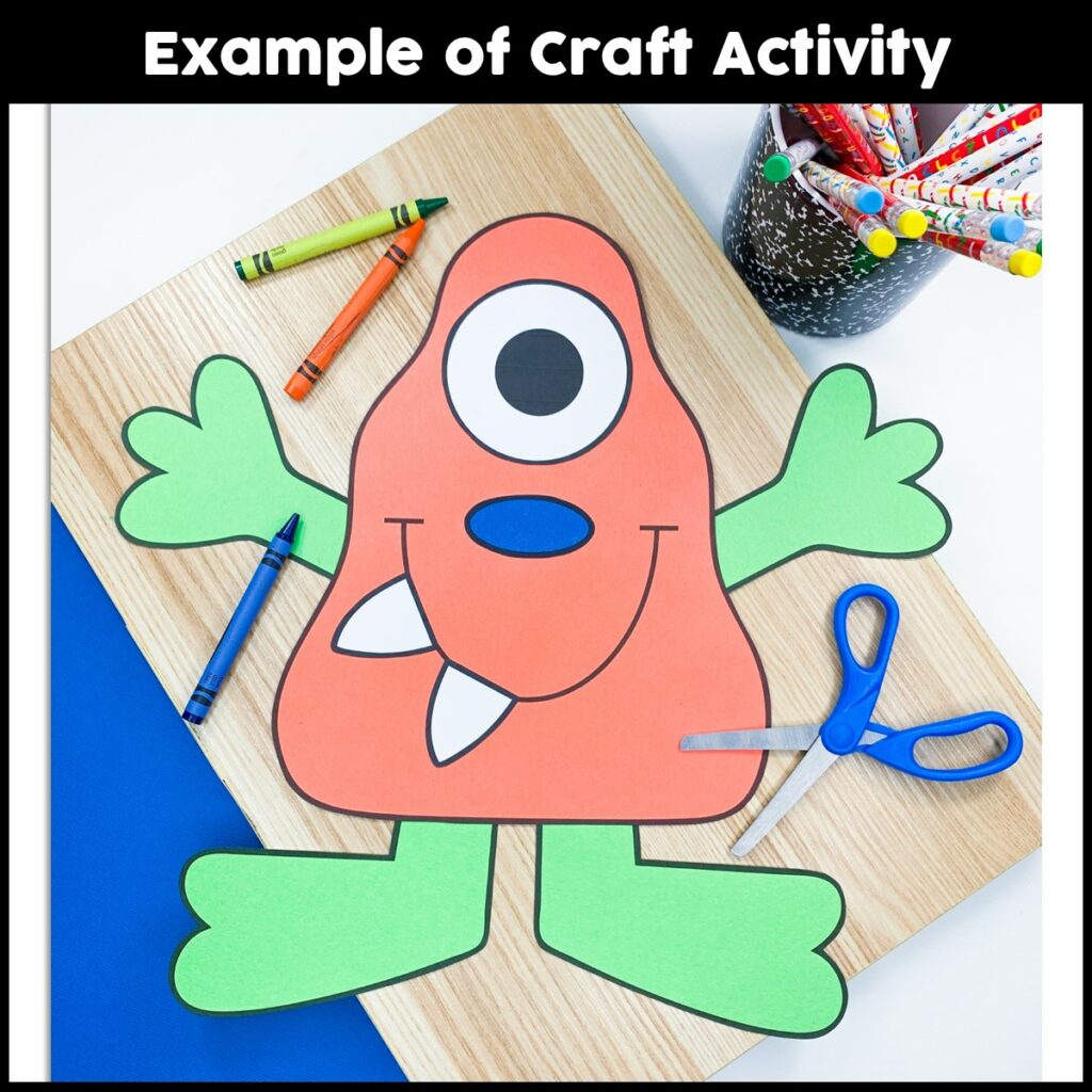 Monster Craft | Halloween Craft | Alien | Space Craft Activity ...