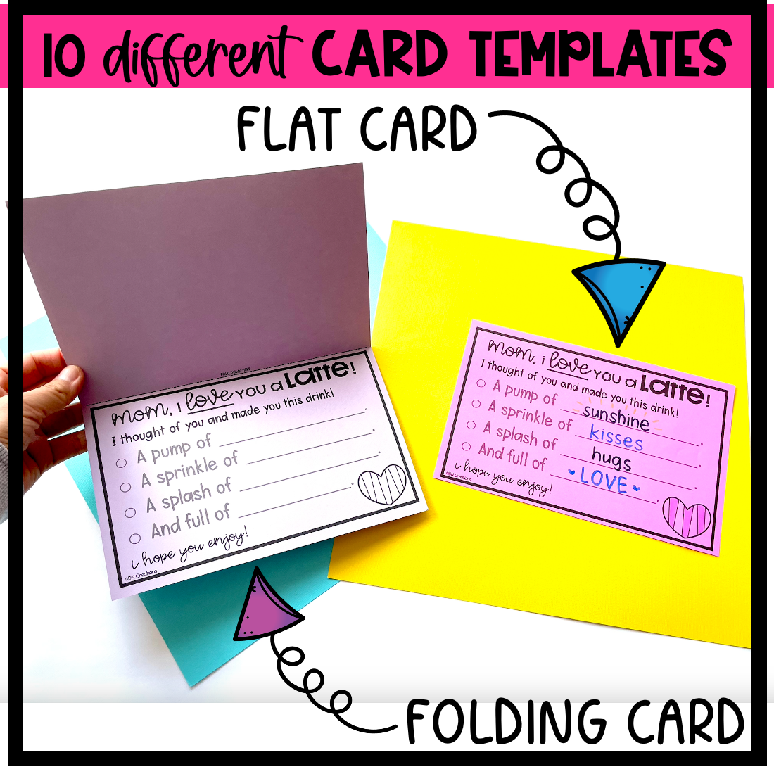 Mother's Day Craft and Card l I Love You a Latte Craft for Mom l ...