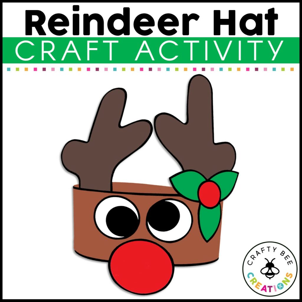 Reindeer Hat Craft | Christmas Craft | Winter Craft | Reindeer Hat ...