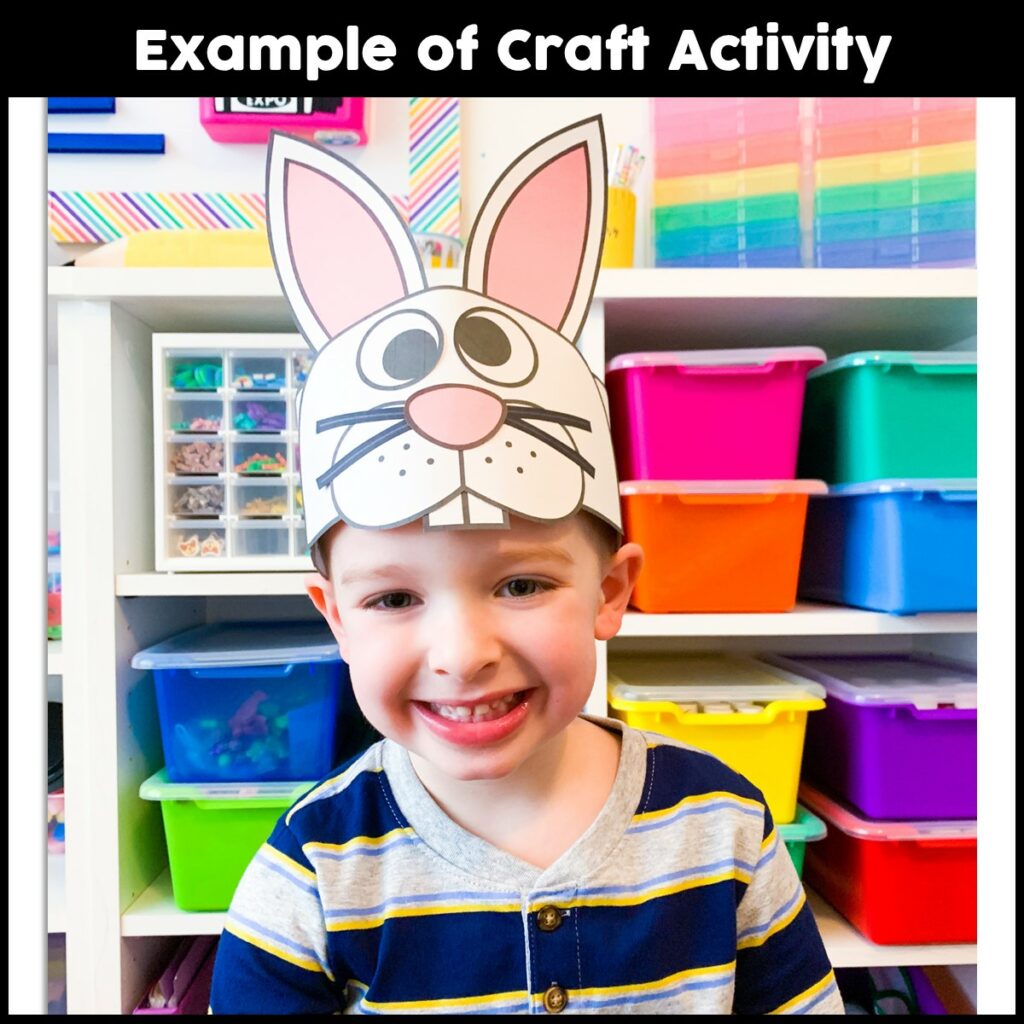 Easter Bunny Hat Craft | Easter Activity | Spring Craft Activities ...