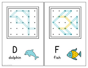 Ocean Animal Geoboard Cards | Made By Teachers