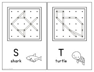 Ocean Animal Geoboard Cards | Made By Teachers