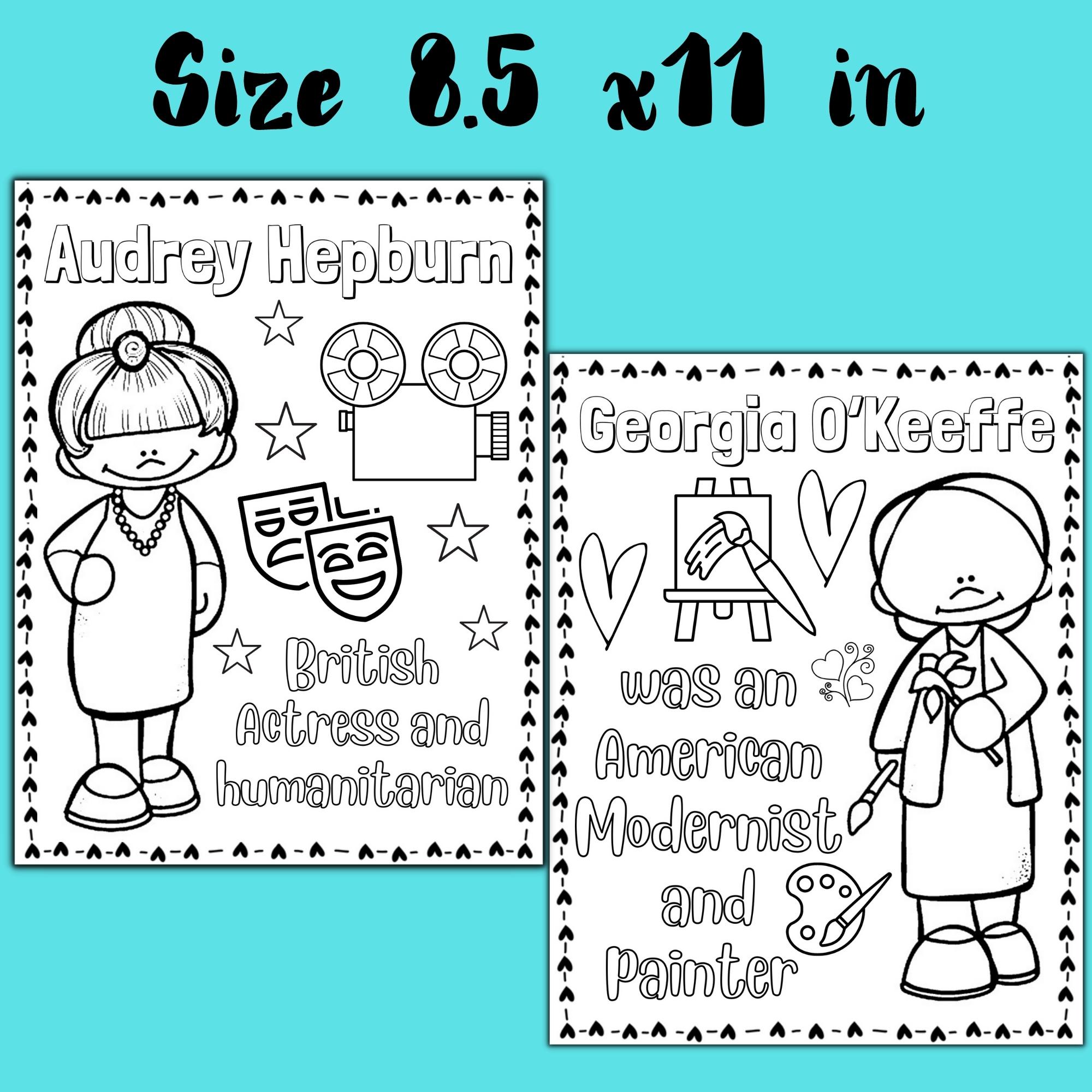 Women's History Month Coloring Pages | Women’s History – The Arts | 15 ...