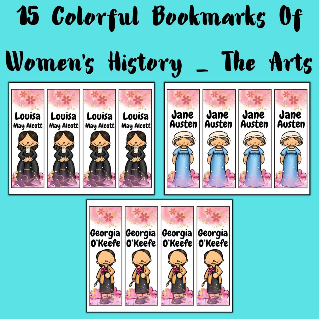 Women's History Month Colorful Bookmarks With Quotes | Women’s History ...