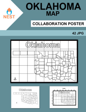 Oklahoma Map Collaboration Poster | Made By Teachers