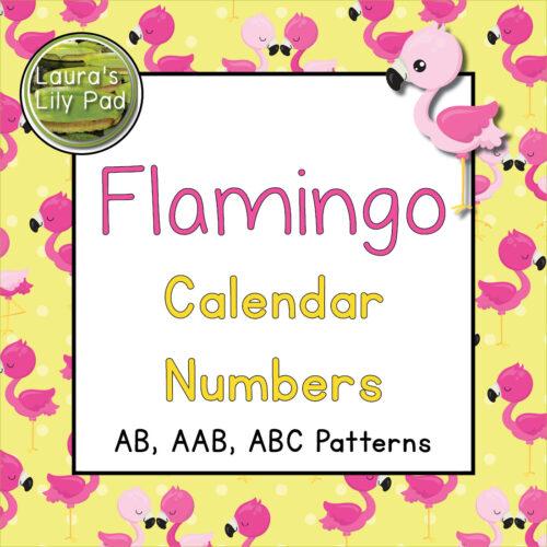 Calendar Number Cards Flamingo Theme | Made By Teachers