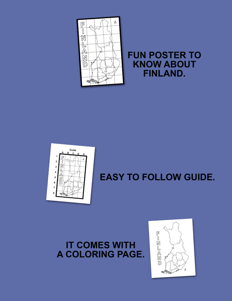 Finland Map Collaboration Poster | Made By Teachers