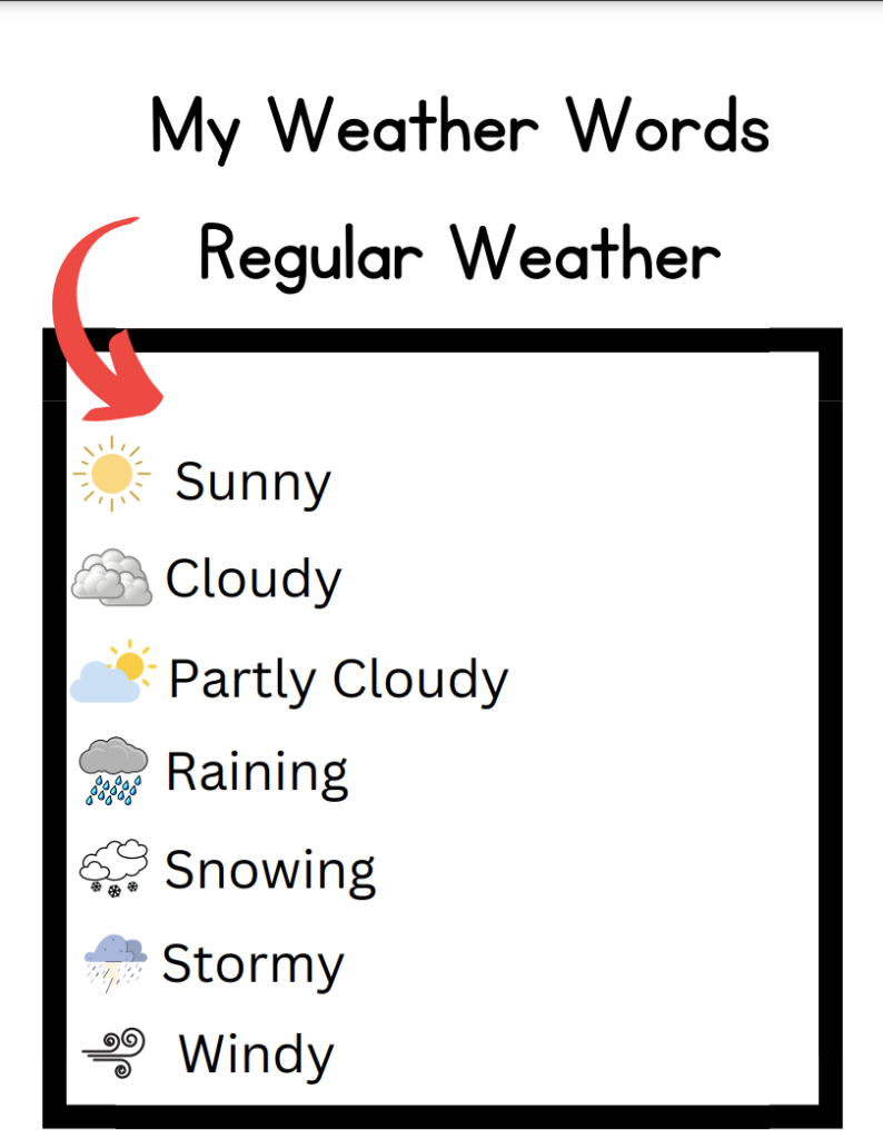Weather Writing Packet Cause and Effect: Regular weather and extreme ...