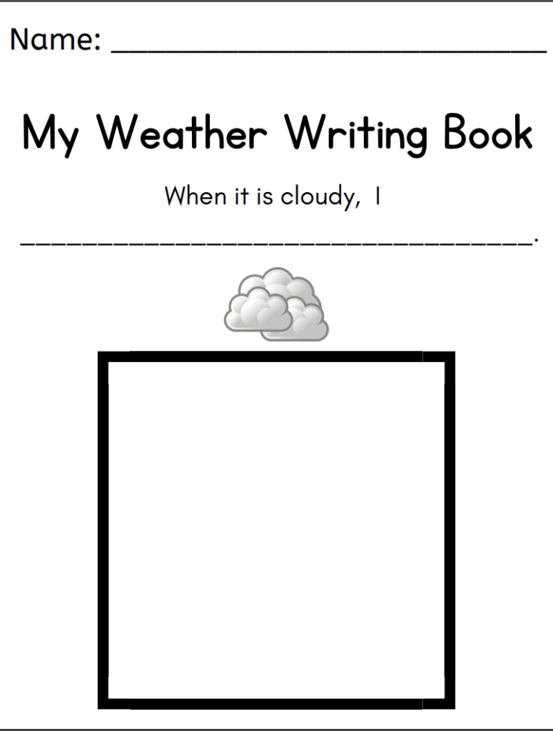 Weather Writing Packet Cause and Effect: Regular weather and extreme ...
