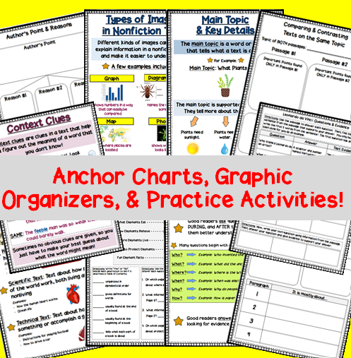 2nd Grade Reading Informational Text: The BIG Bundle! | Made By Teachers