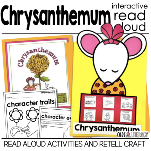 Chrysanthemum Interactive Read Aloud Activities | RETELL + Craft ...