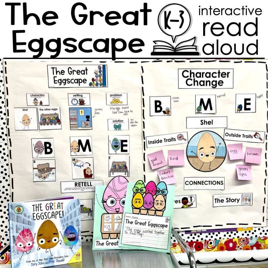 The Great Eggscape Craft + Read Aloud Activities | RETELL ...
