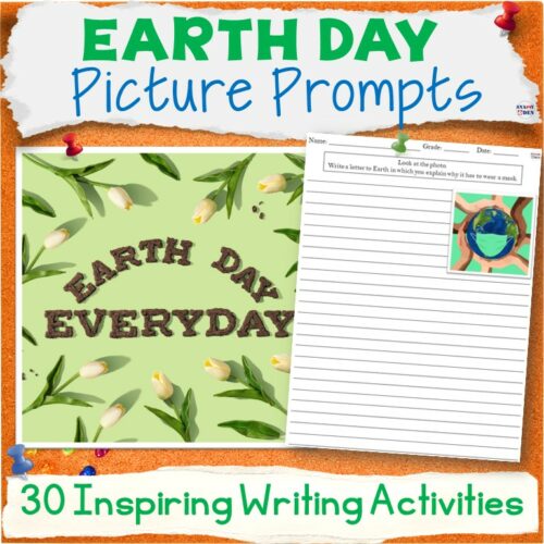 Earth Day Writing Prompts - Narrative Picture Creative Activities and ...